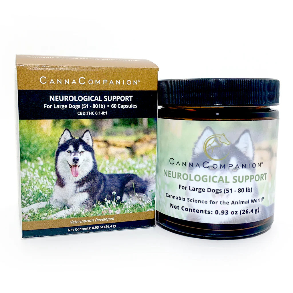 Neurological Support CBD Capsules for Large Dogs 51-80 lb (60 count ...